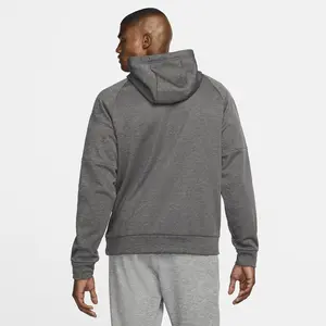Nike Therma Therma-fit Hooded Fitness Pullover - Grey
