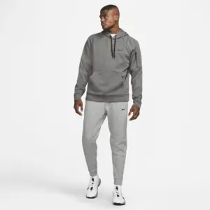 Nike Therma Therma-fit Hooded Fitness Pullover - Grey