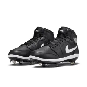 JORDAN 1 Retro Metal Baseball Cleats - Black