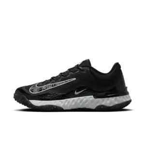 Nike Alpha Huarache Elite 4 Turf Softball Shoes - Black