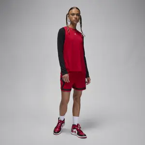 JORDAN Sport 4" Diamond Shorts - Red