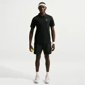 Nike Court Advantage Dri-fit Tennis Polo - Black