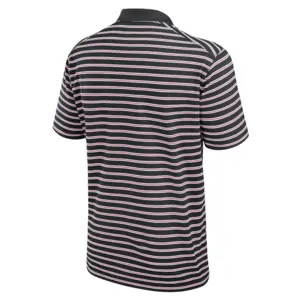 Nike Ohio State Buckeyes Primetime Victory Striped Dri-fit College Polo - Black