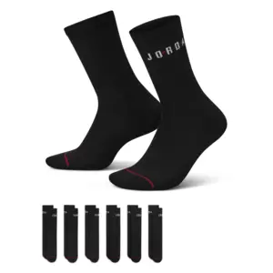 JORDAN Everyday Crew Socks - Black