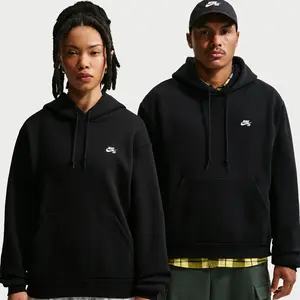Nike Fleece Pullover Hoodie - Black