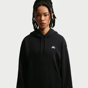 Nike Fleece Pullover Hoodie - Black