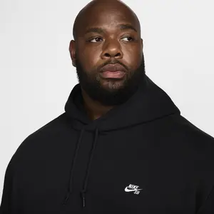 Nike Fleece Pullover Hoodie - Black