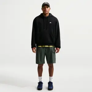 Nike Fleece Pullover Hoodie - Black