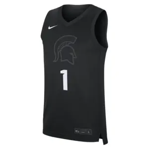 Nike Michigan State Spartans Replica College Basketball Jersey - Black
