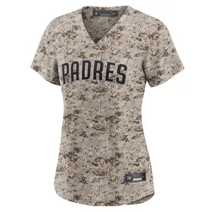 Nike Fernando Tatis Jr. San Diego Padres Usmc Mlb Replica Jersey - Brown