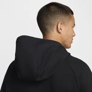 Nike Primary Fleece Dri-fit Uv Pullover Performance Hoodie - Black