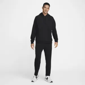 Nike Primary Fleece Dri-fit Uv Pullover Performance Hoodie - Black