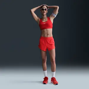 Nike Swift Dri-fit Mid-rise 2.5" Brief-lined Running Shorts - Red