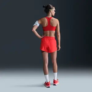 Nike Swift Dri-fit Mid-rise 2.5" Brief-lined Running Shorts - Red
