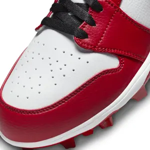 JORDAN 1 Mid Td Football Cleats - White