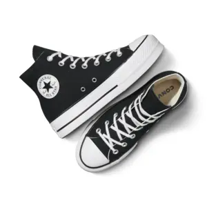 Nike Chuck Taylor All Star Lift Platform Canvas Sneakers - Black