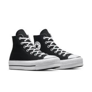Nike Chuck Taylor All Star Lift Platform Canvas Sneakers - Black