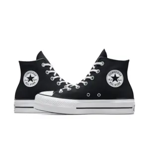 Nike Chuck Taylor All Star Lift Platform Canvas Sneakers - Black