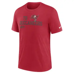 Nike Tampa Bay Buccaneers Overlap Lockup Nfl T-shirt - Red