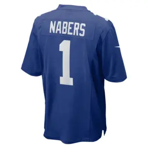 Nike Malik Nabers New York Giants Nfl Game Jersey - Blue