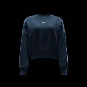 Nike Sportswear Phoenix Fleece Over-oversized Crew-neck Sweatshirt - Blue