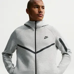 Nike Tech Fleece Windrunner Full-zip Jacket - Grey