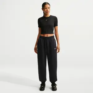 Nike Sportswear Phoenix Fleece High-waisted Oversized Sweatpants - Black