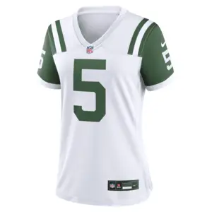 Nike Garrett Wilson New York Jets Nfl Game Football Jersey - White