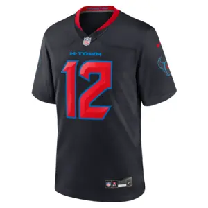 Nike Nico Collins Houston Texans Nfl Game Football Jersey - Blue