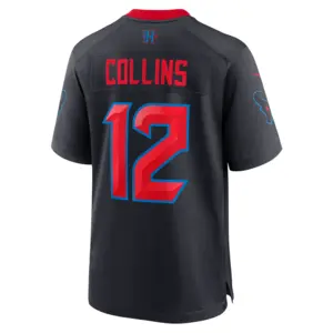 Nike Nico Collins Houston Texans Nfl Game Football Jersey - Blue