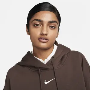Nike Sportswear Phoenix Fleece Oversized Pullover Hoodie - Brown