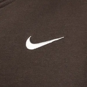 Nike Sportswear Phoenix Fleece 1/4-zip Cropped Sweatshirt - Brown