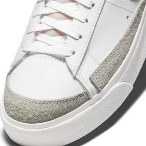 Nike Blazer Low Platform Leather Sneakers - White
