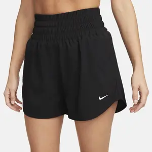 Nike One Dri-fit Ultra High-waisted 3" Brief-lined Shorts - Black