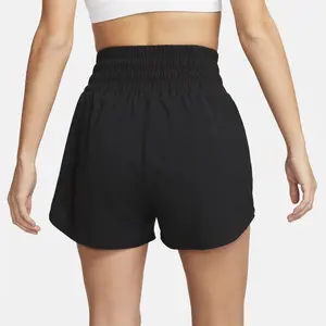 Nike One Dri-fit Ultra High-waisted 3" Brief-lined Shorts - Black