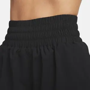 Nike One Dri-fit Ultra High-waisted 3" Brief-lined Shorts - Black