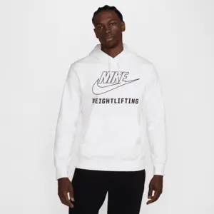 Nike Weightlifting Pullover Hoodie - White