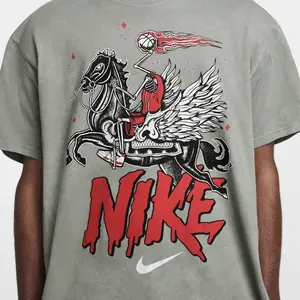 Nike Max90 Basketball T-shirt - Grey