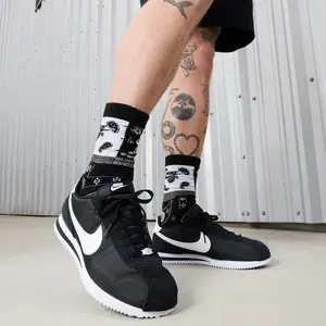 Nike Cortez Textile Sneakers - Black
