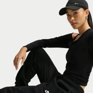 Nike Sportswear Club Fleece Mid-rise Oversized Sweatpants - Black