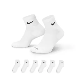 Nike Everyday Plus Cushioned Training Ankle Socks - White
