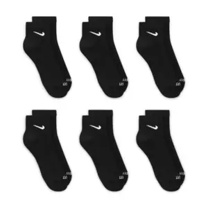 Nike Everyday Plus Cushioned Training Ankle Socks - Black