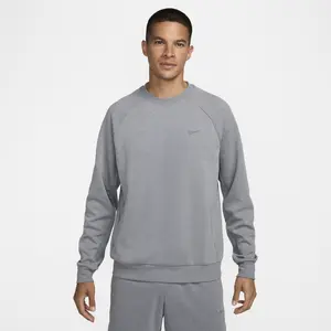 Nike Primary Fleece Dri-fit Uv Performance Crew - Grey