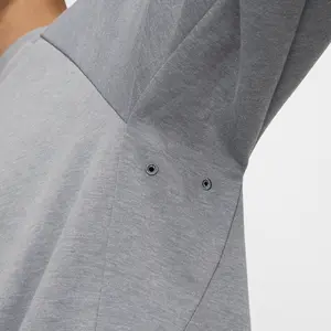 Nike Primary Fleece Dri-fit Uv Performance Crew - Grey
