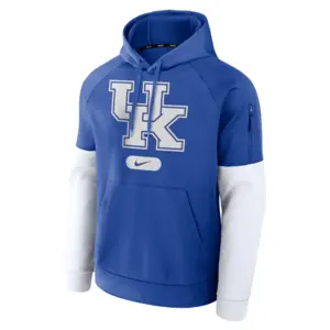 Nike Kentucky Wildcats Therma College Pullover Hoodie - Blue