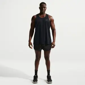 Nike Stride Dri-fit Adv Running Tank Top - Black