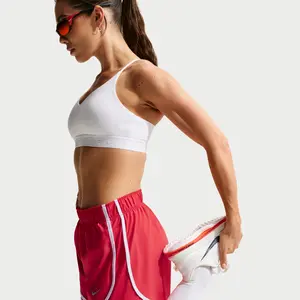 Nike Tempo Dri-fit Mid-rise Brief-lined Running Shorts - Red