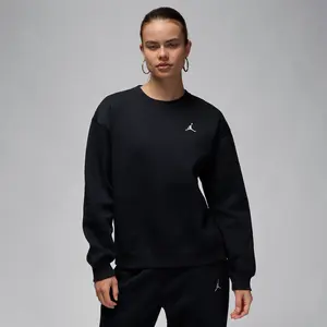 JORDAN Brooklyn Fleece Crew-neck Sweatshirt - Black