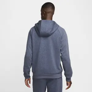 Nike Primary Fleece Dri-fit Uv Full-zip Performance Hoodie - Blue