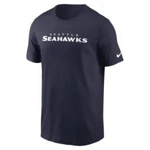 Nike Seattle Seahawks Primetime Wordmark Essential Nfl T-shirt - Blue
